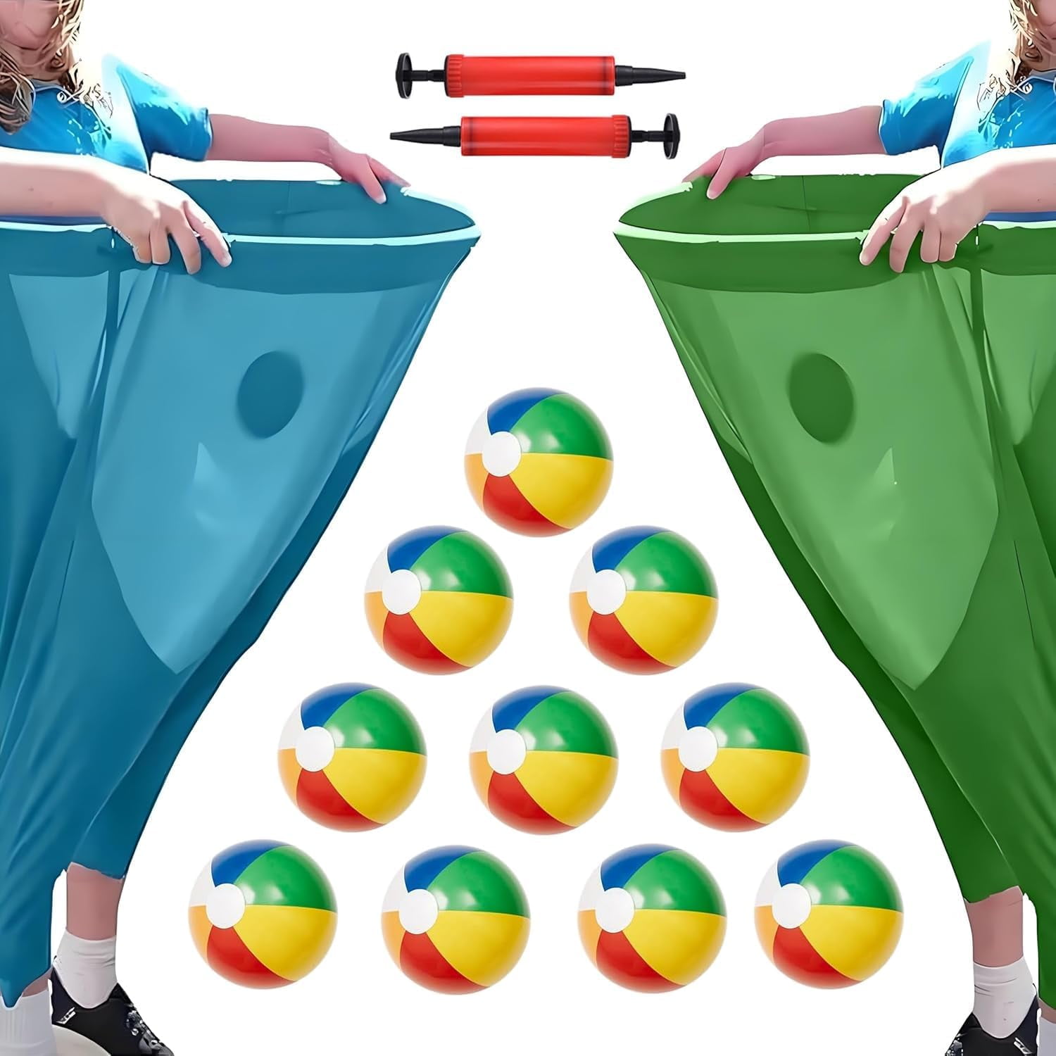 Granny Pants Yard Game, Outdoor Games for Adults, with 10 Inflatable ...