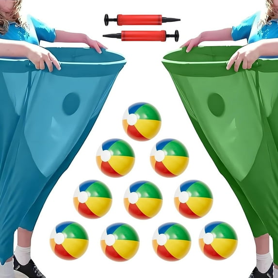 Granny Pants Yard Game, Outdoor Games for Adults, with 10 Inflatable ...