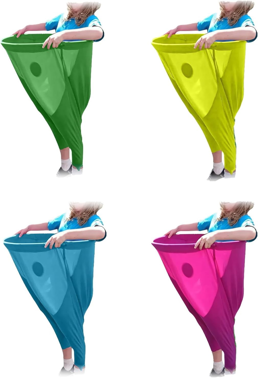 Granny Pants Yard Game Set - Giant Outdoor Party Game with 2 Bouncy Balls & 2 Marker Cones, Fun ...