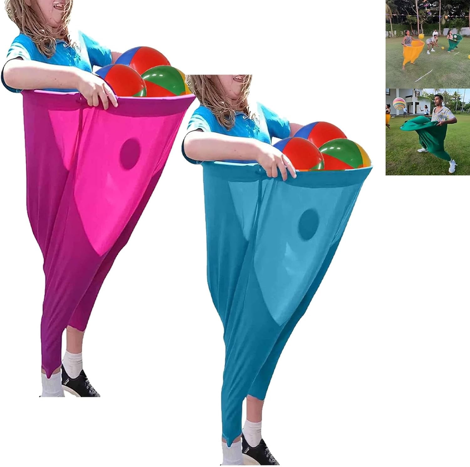 Granny Pants Yard Game Sets, 2Pcs Freaky Party Games Pants with 4 ...