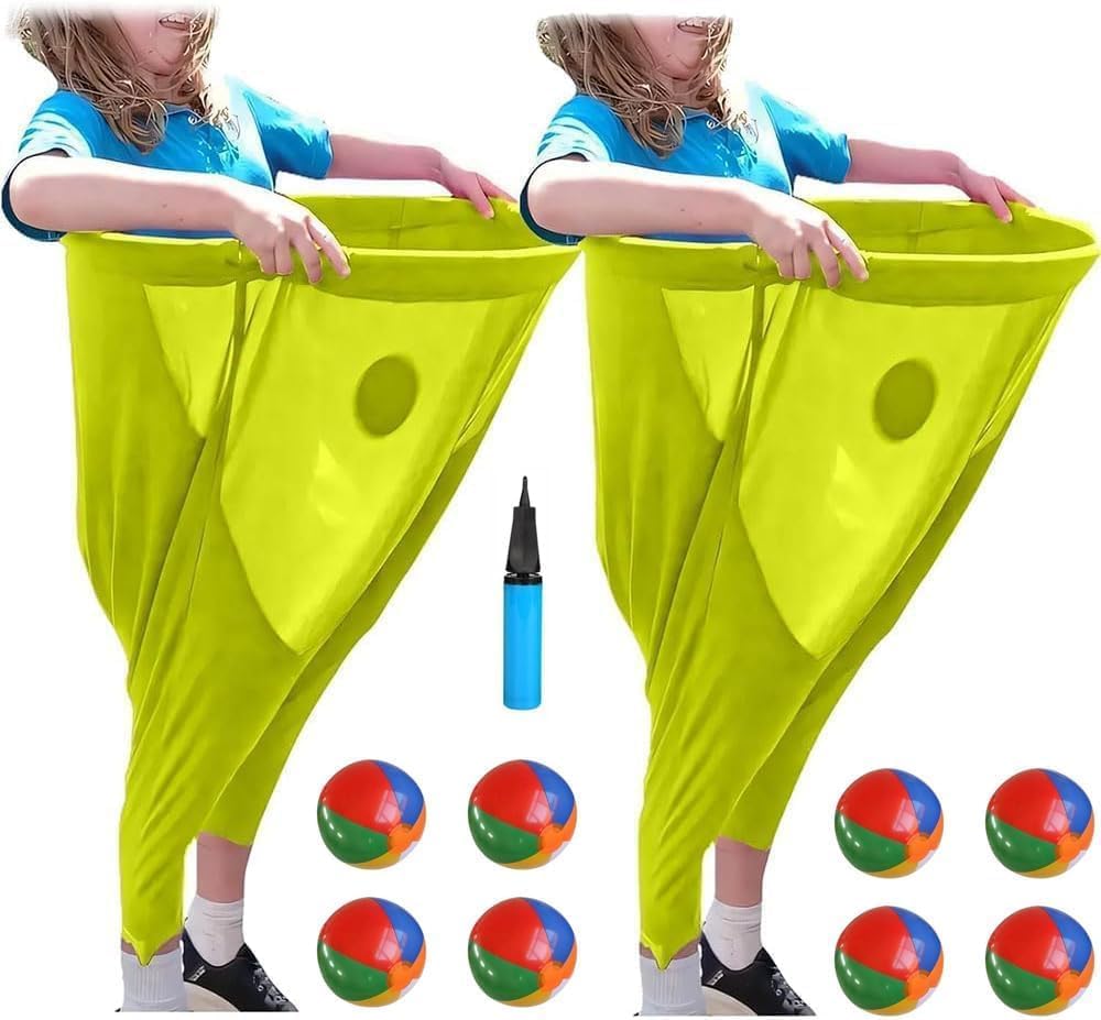 Granny Pants Yard Game Sets, 4Pcs Freaky Party Games Pants with 10 ...