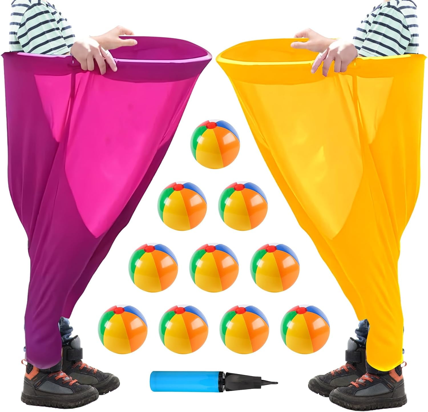 Granny Pants Yard Game for All Age - Giant Outdoor Tossing Game with Bouncy Balls, Backyard ...
