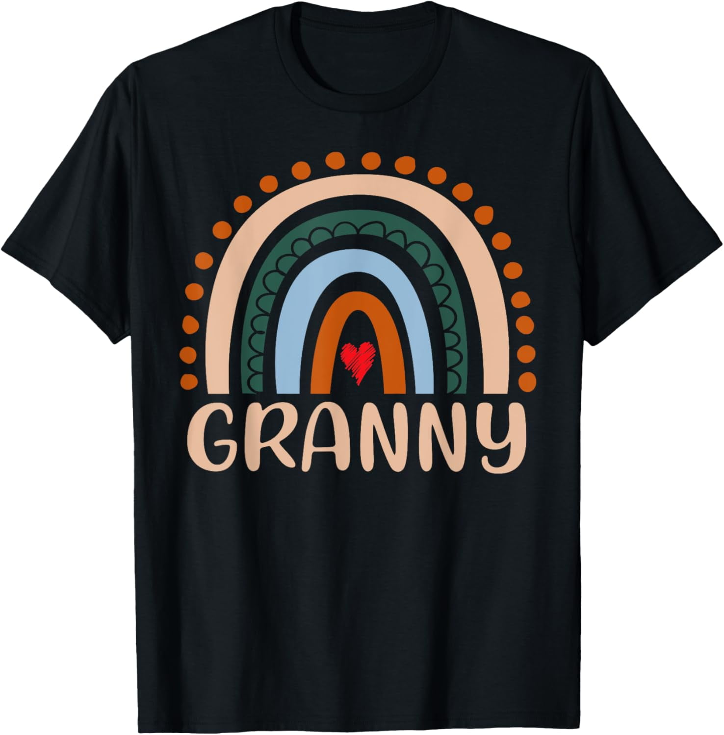 Granny Rainbow Grandma Cute Mothers Day Funny Granny T-Shirt - Walmart.com