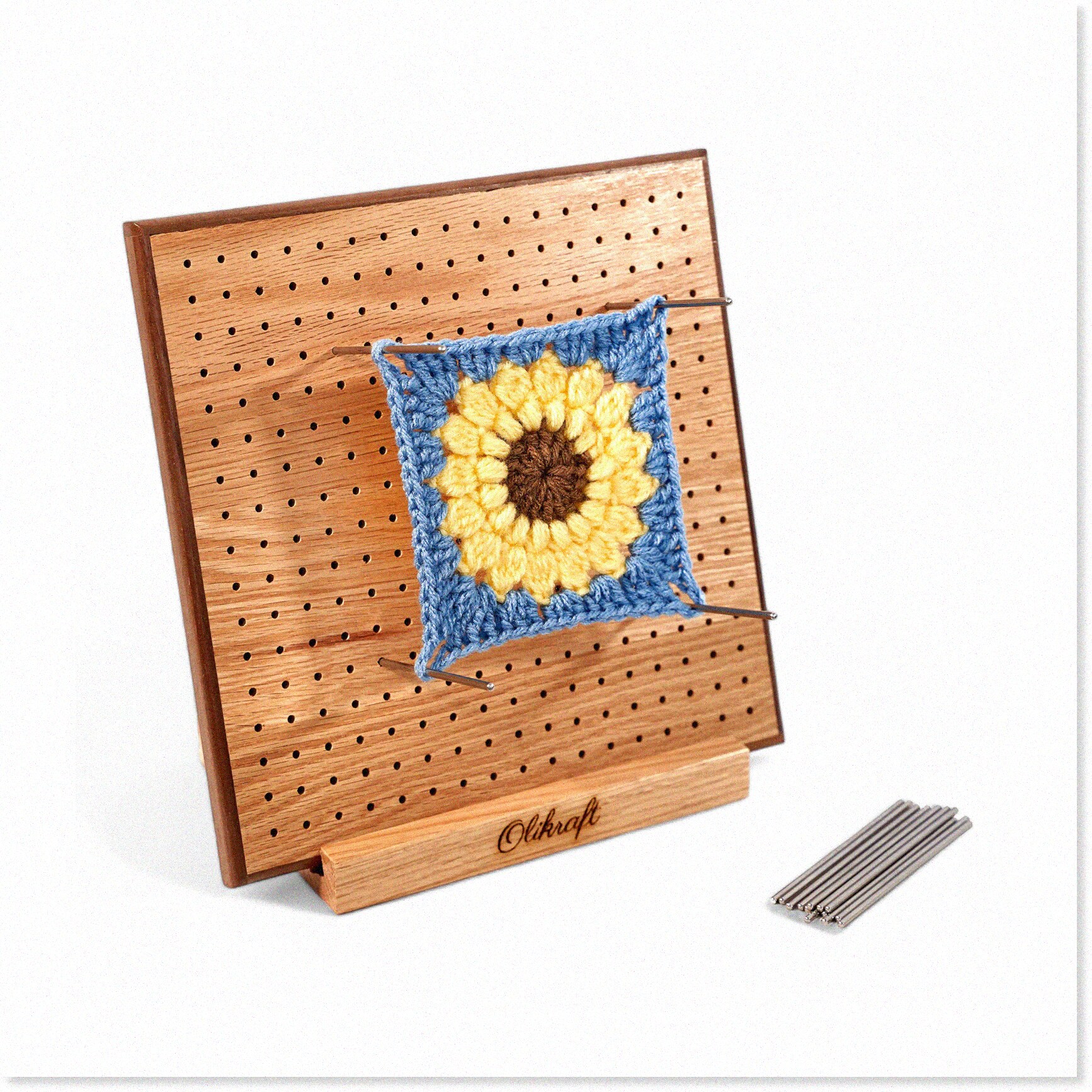 Granny Square Master Crochet Blocking Board - 11