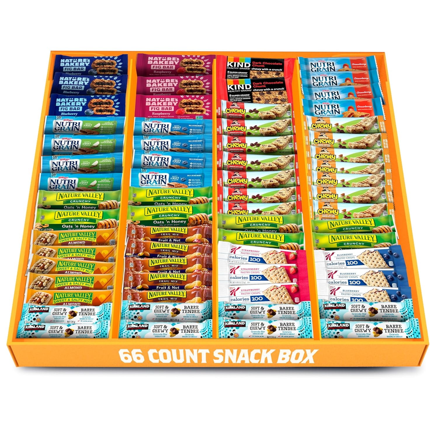 Granola Bars Bulk Variety Pack - Healthy Granola Bars Variety Snack Box ...