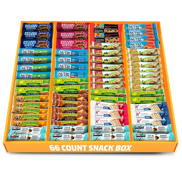 Granola Bars Bulk Variety Pack - Healthy Granola Bars Variety Snack Box ...