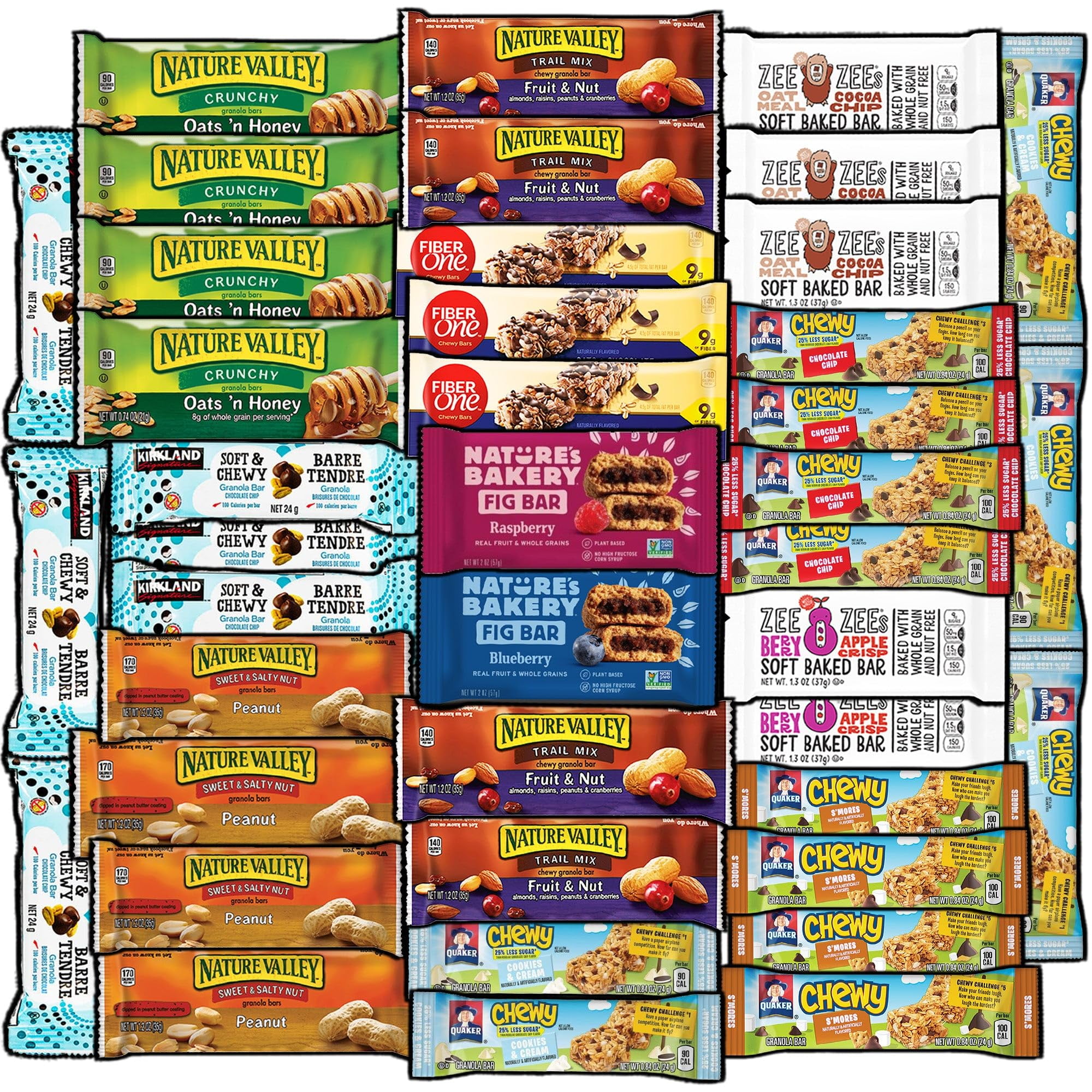 Granola Nutrition Bars Variety Pack TGF4 - Walmart.com