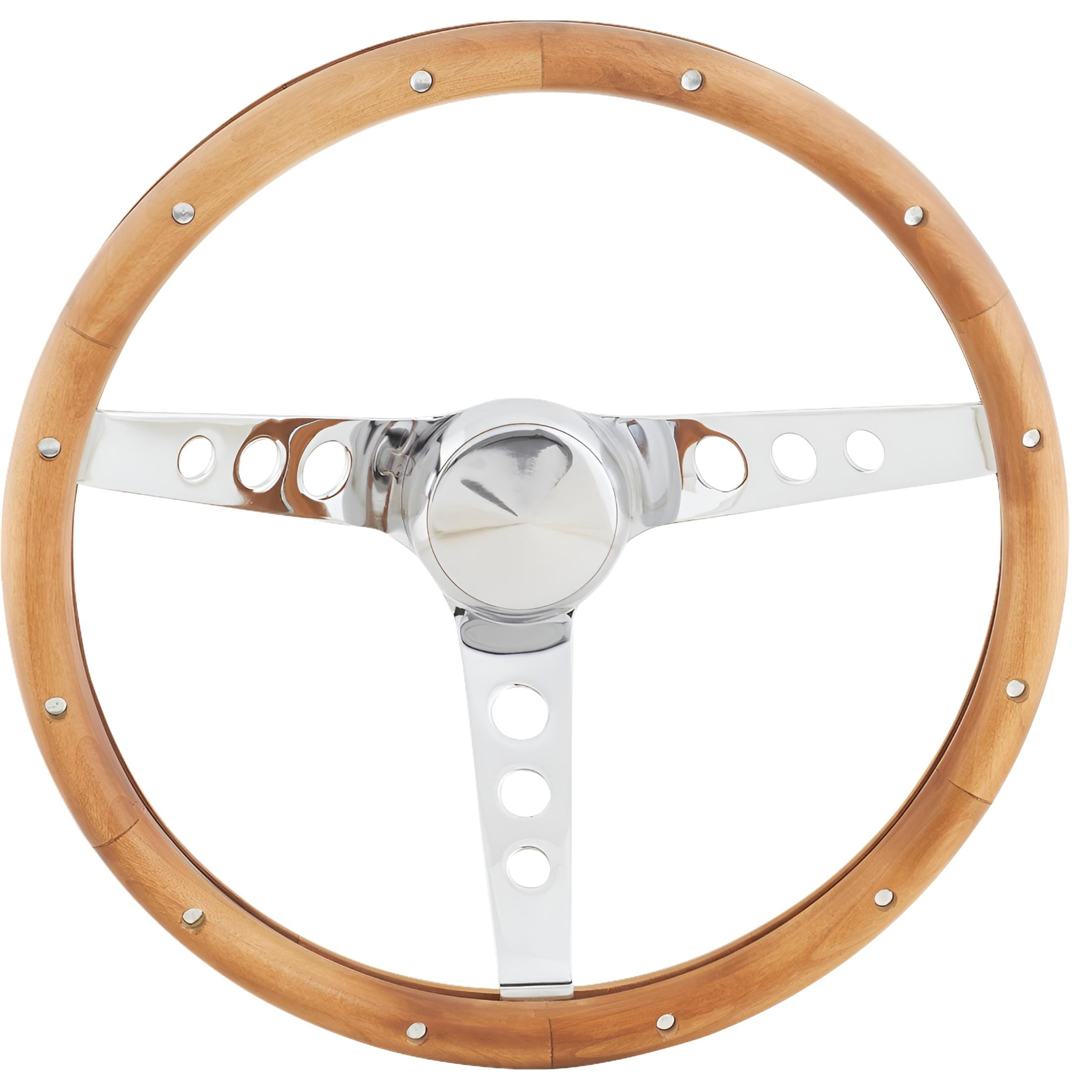 Grant Classic Wood Steering Wheel, 13-1/2 in. Diameter, Walnut Finish ...