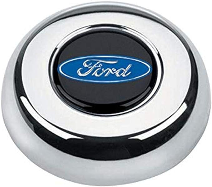 Grant 5685 Chrome Horn Button (Ford Blue Oval) - Walmart.com