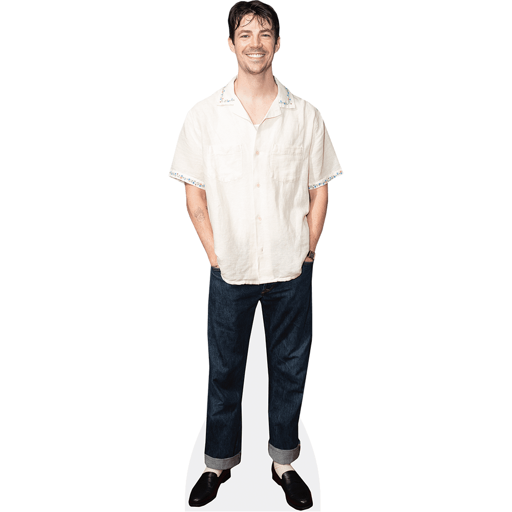 Grant Gustin (Shirt) Life Size Cutout. Standee. - Walmart.com