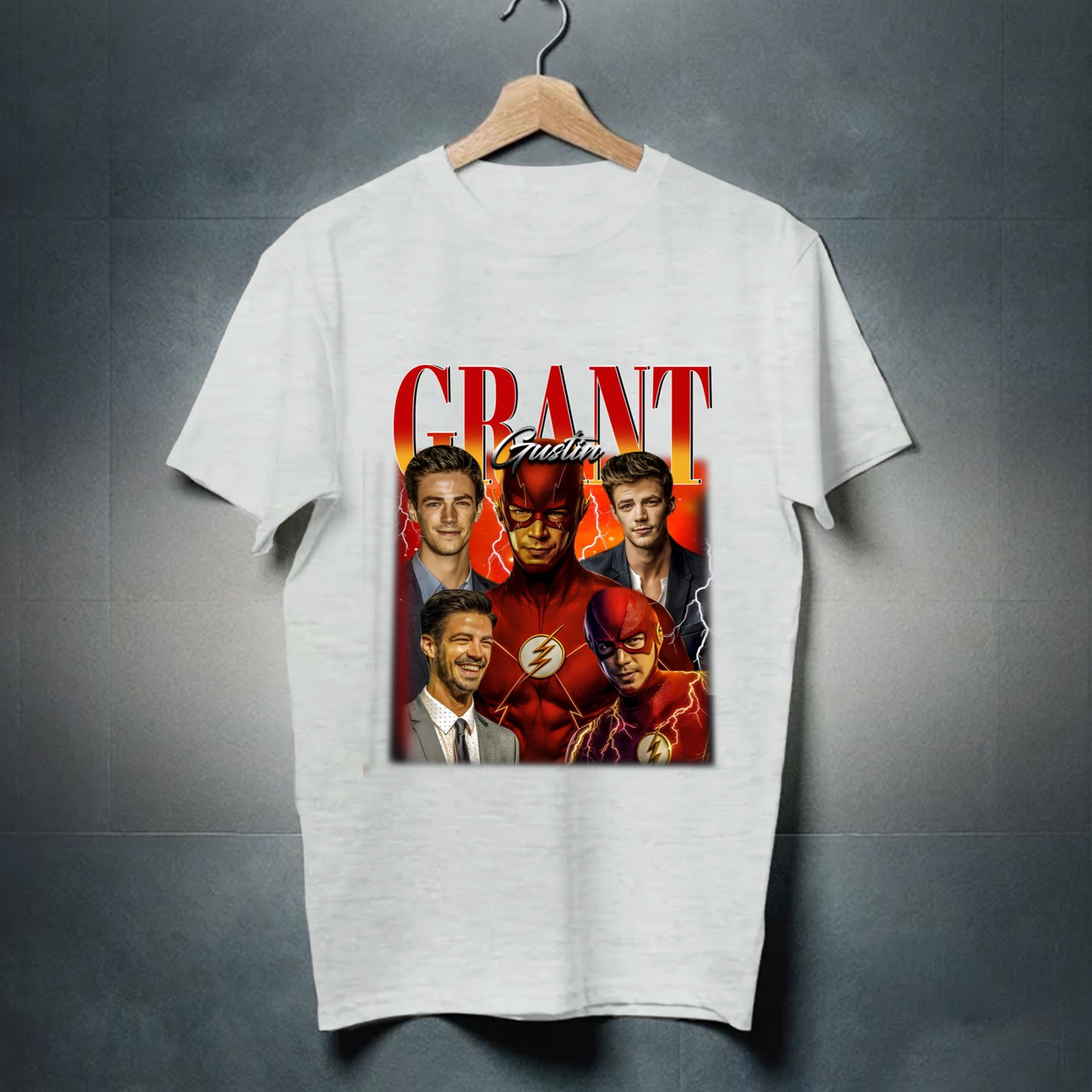 Grant Gustin Vintage T-Shirt, Grant Gustin Shirt, Gift For Fans, Best ...