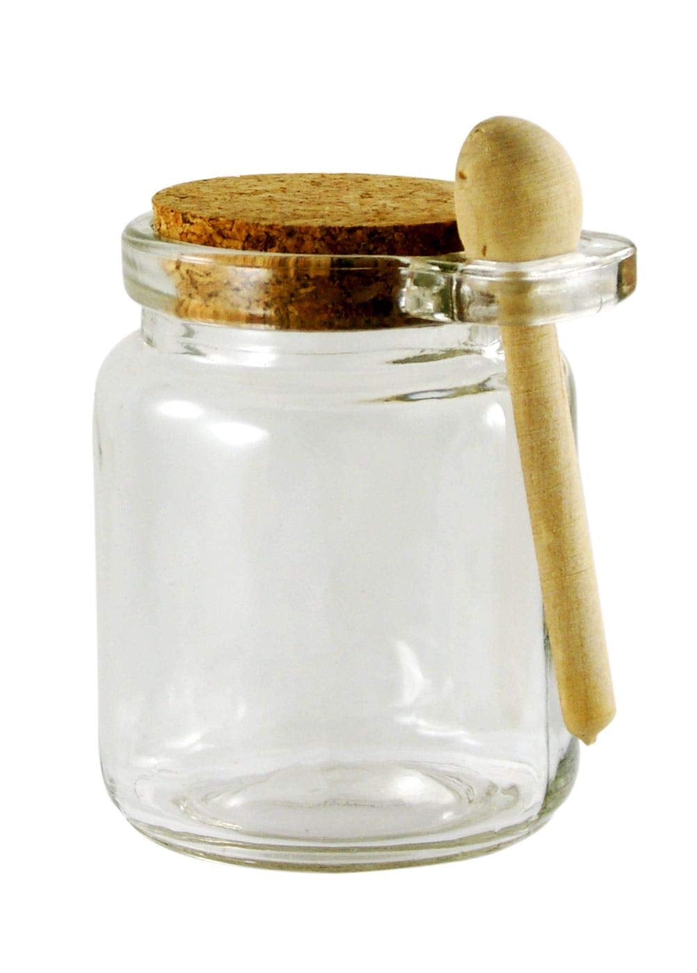 Grant Howard 51016 Round Spice Jar with Wooden Spoon, 6 oz. - Walmart.com