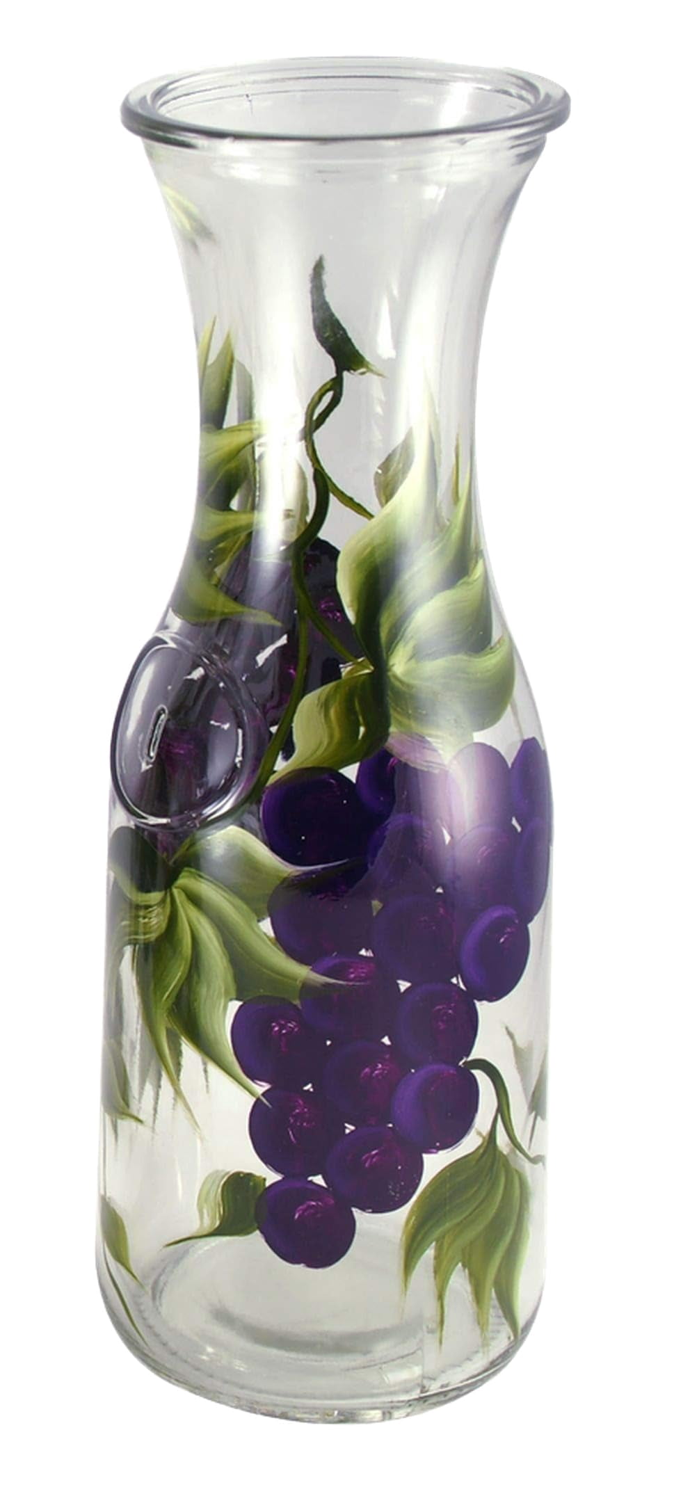 Grant Howard 52126 Grapes Hand Painted Carafe, 34 oz. - Walmart.com