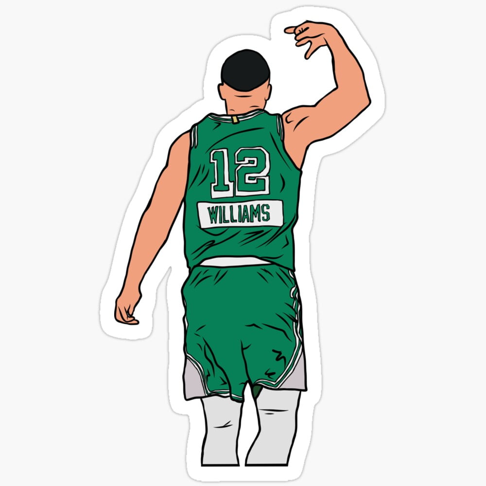 Grant Williams 3 Point Celebration Sticker Phone Decal Water Bottle ...