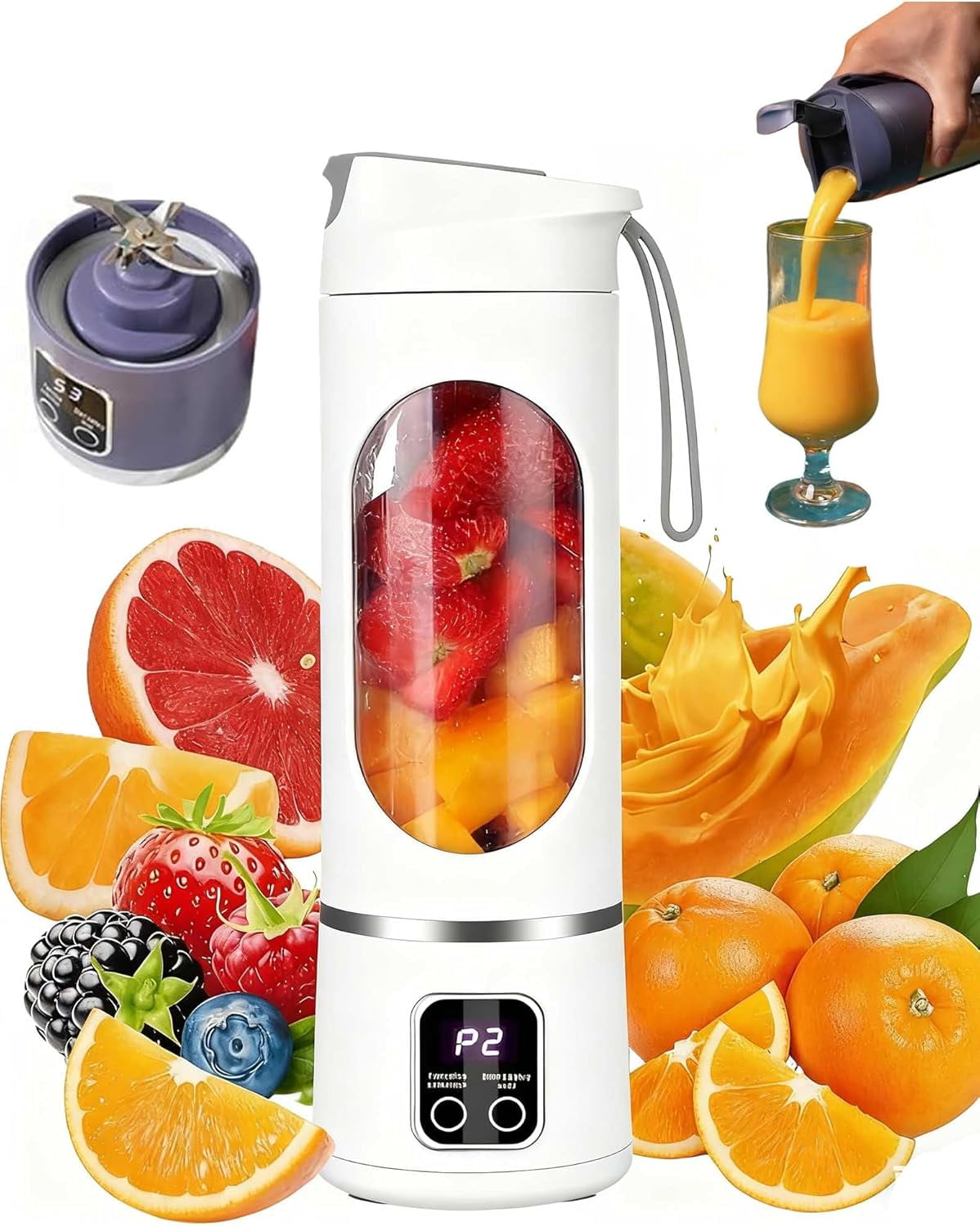 Grantadmit Digital Multimode Juicer Blender - Smart Led Display, Diet ...