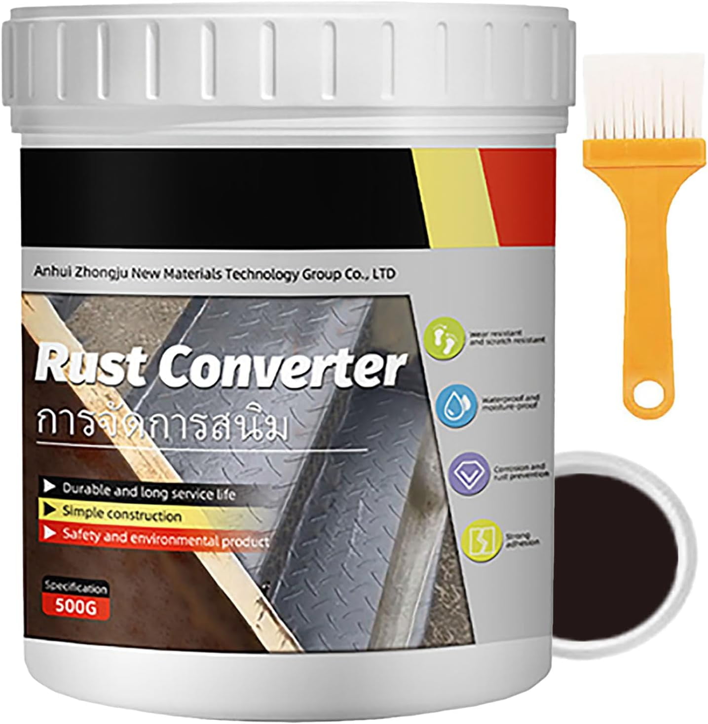 Granth Rust Converter, Weatherproof Rust Converter Paint for Metal ...