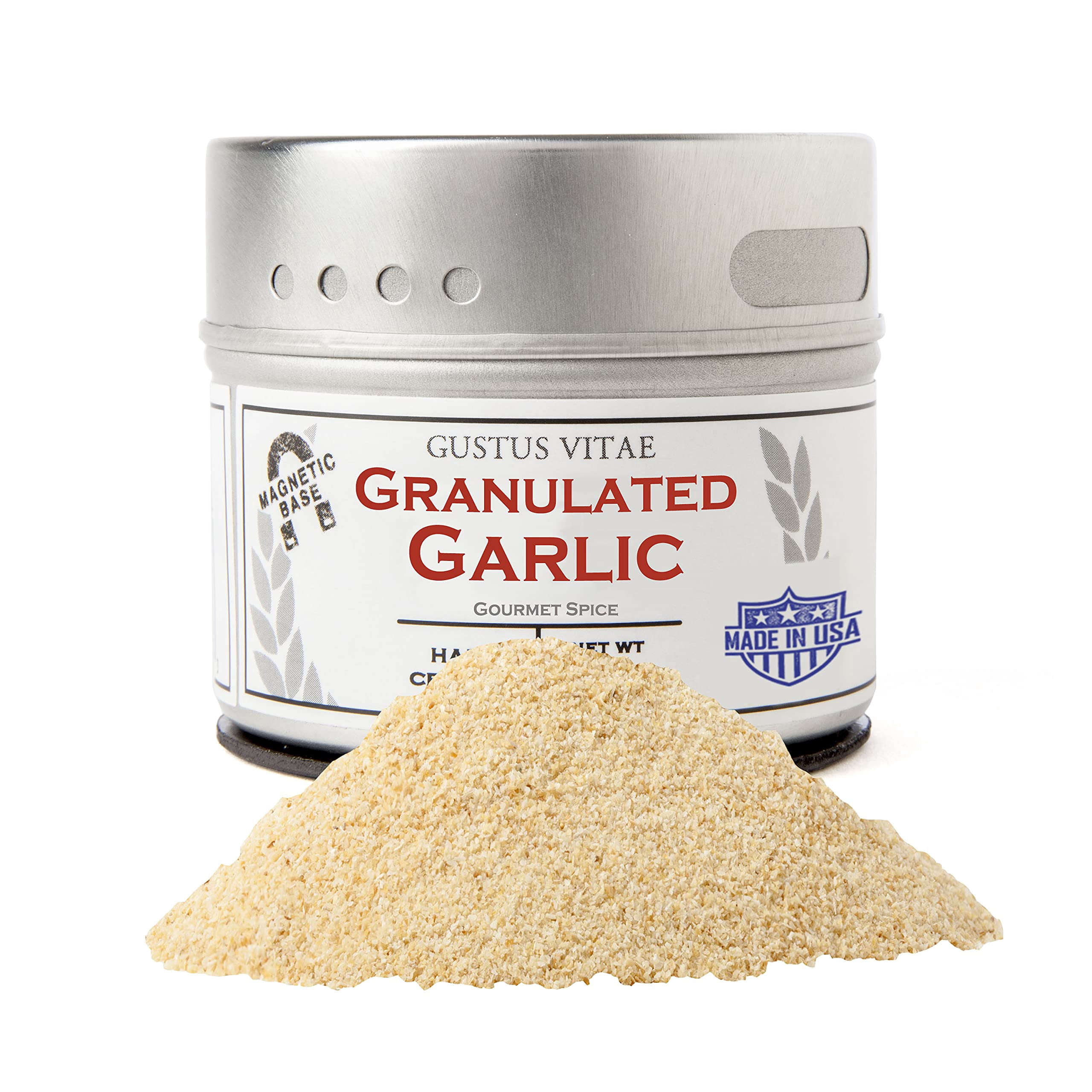 Granulated Garlic | All Natural, HYZ01 Non GMO | Made in USA ...
