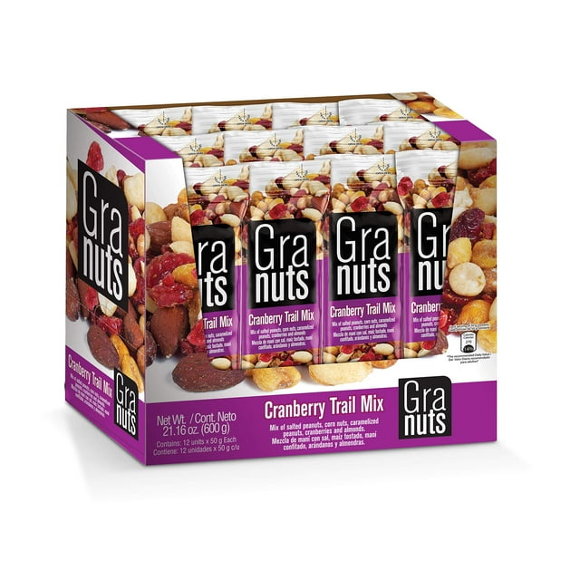 Granuts Cranberry Trail Mix TSF6 | Caramelized Peanuts | Crunchy Corn ...