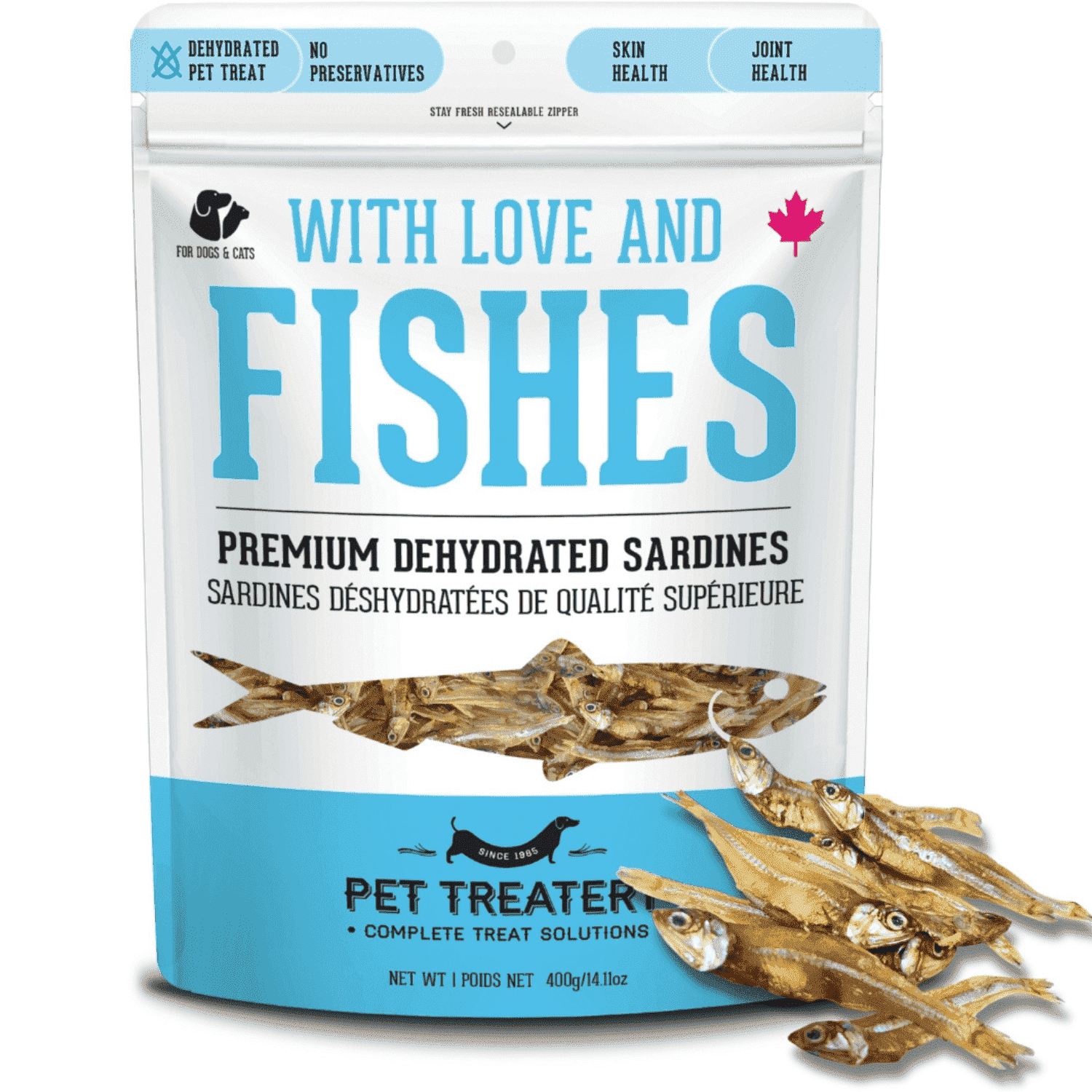 The Granville Island Pet Treatery Sardines for Dogs & Sardines for Cats ...
