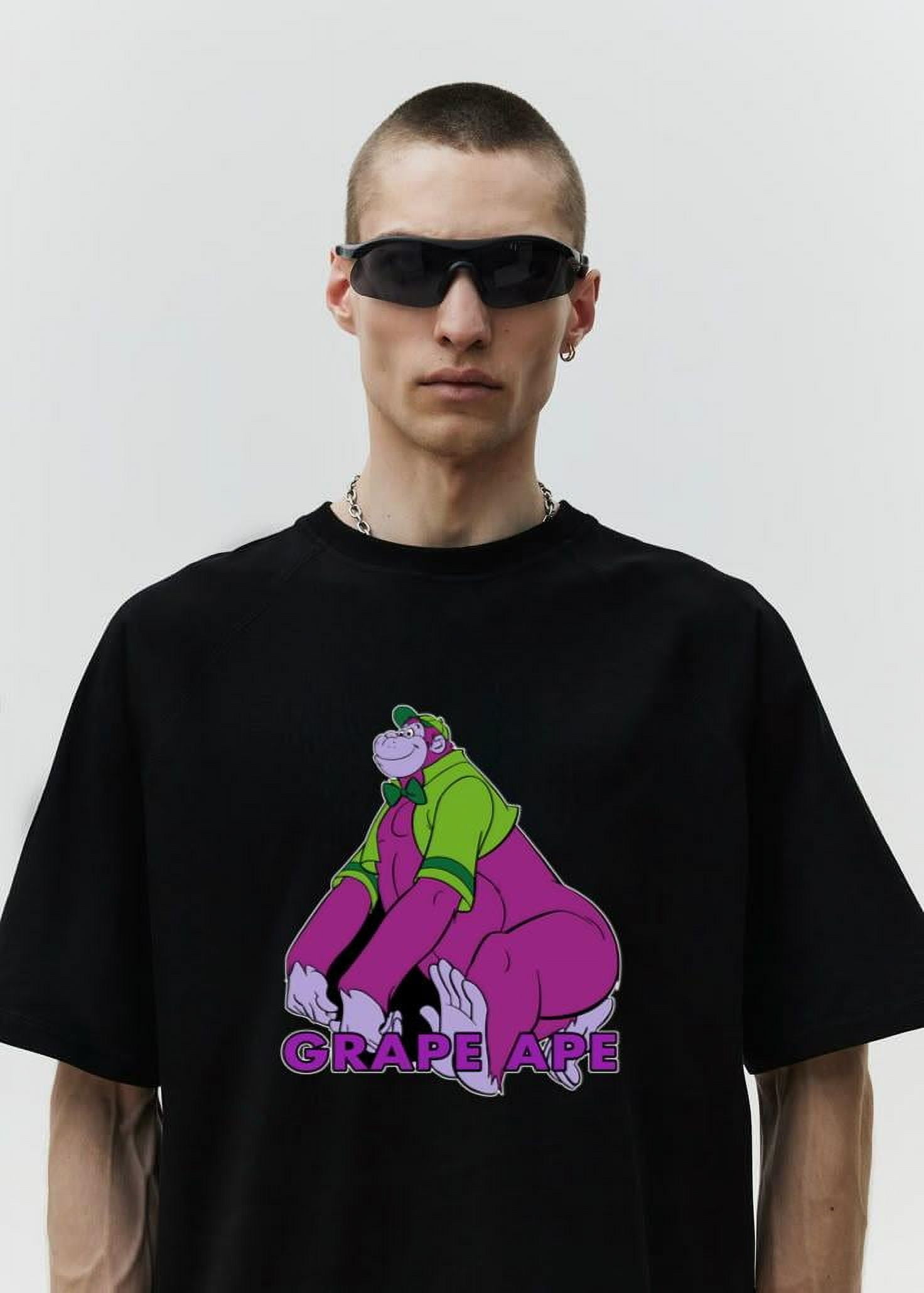 Grape Ape Hanna-Barbera Cartoon Classic 70s Animation Big Purple T ...