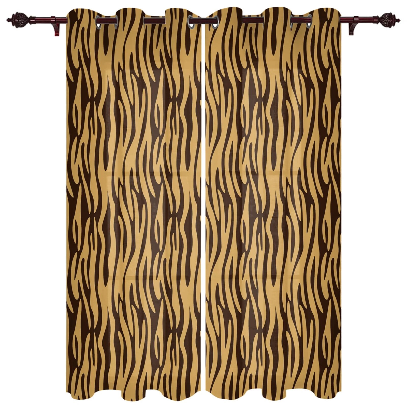 Kitchen Window Curtains Spring Colorful Tulips Adult Children Bedroom ...