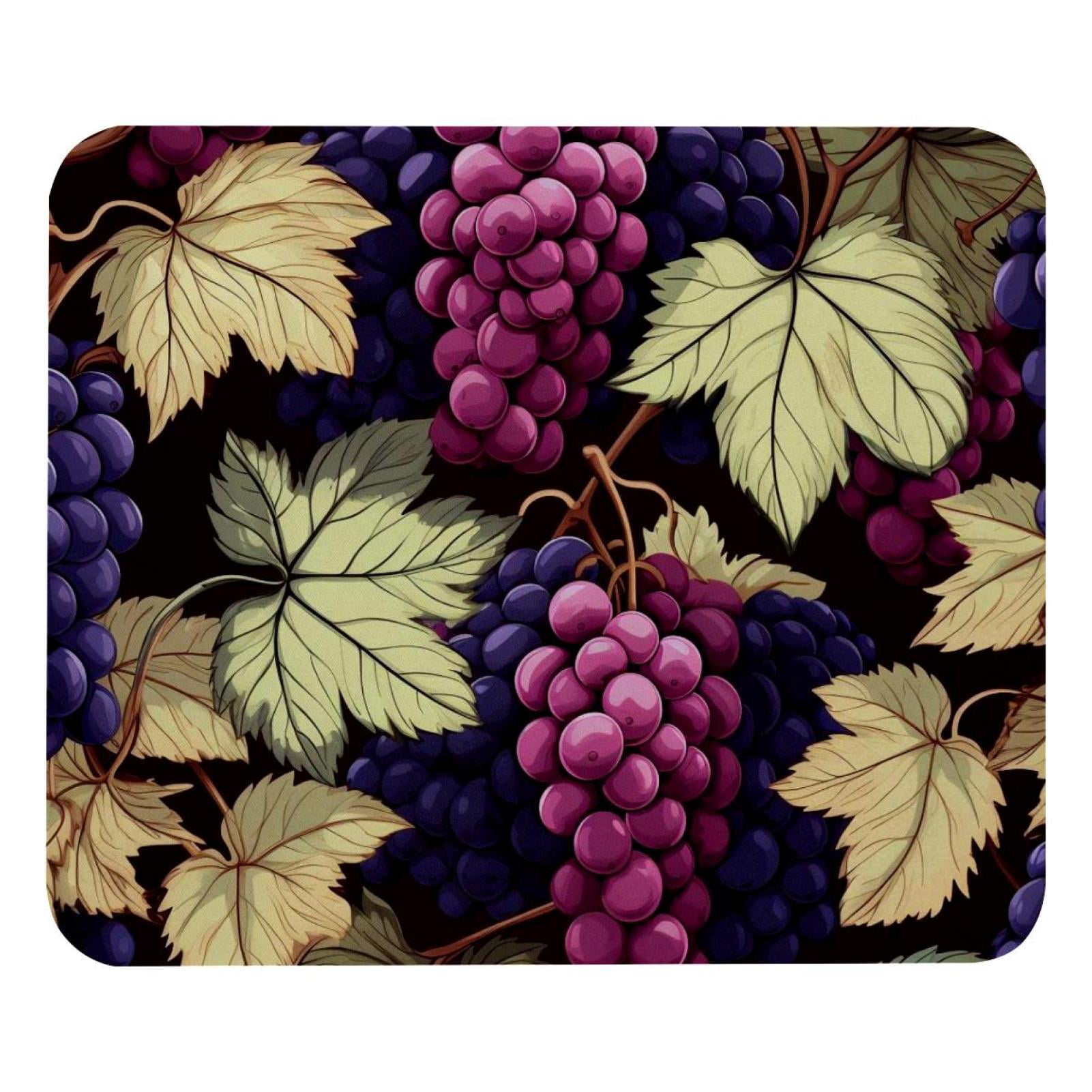 Grape Computer Mouse Pad,Rubber Mouse Mat for Gaming, Office, Laptop ...