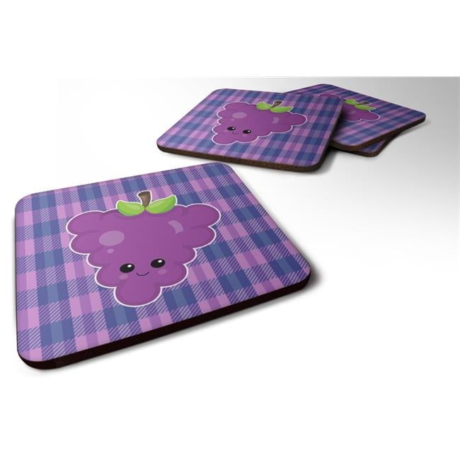 Grape Face Foam Coasters - Set of 4 - Walmart.com