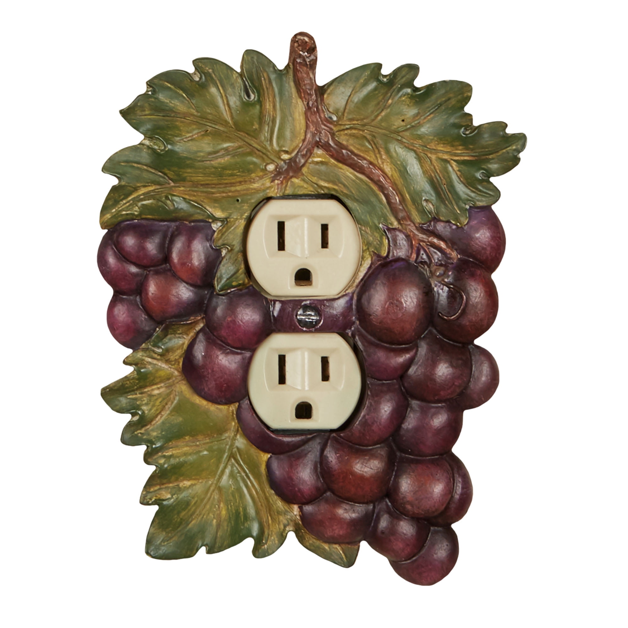 Grape Harvest Realistic Grapes Switchplate Single Outlet - Walmart.com