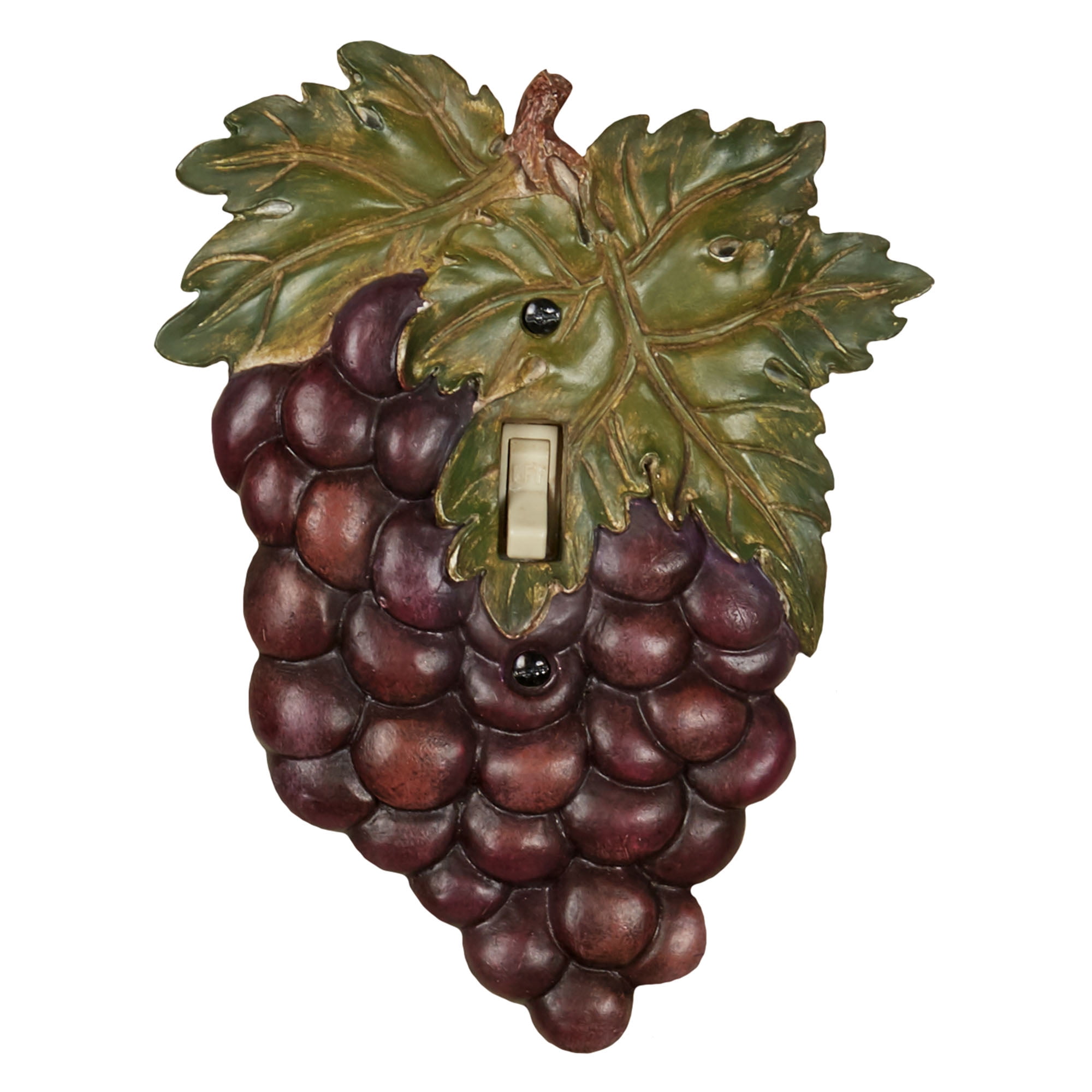 Touch of Class Grape Harvest Realistic Resin Switchplate, Handpainted ...