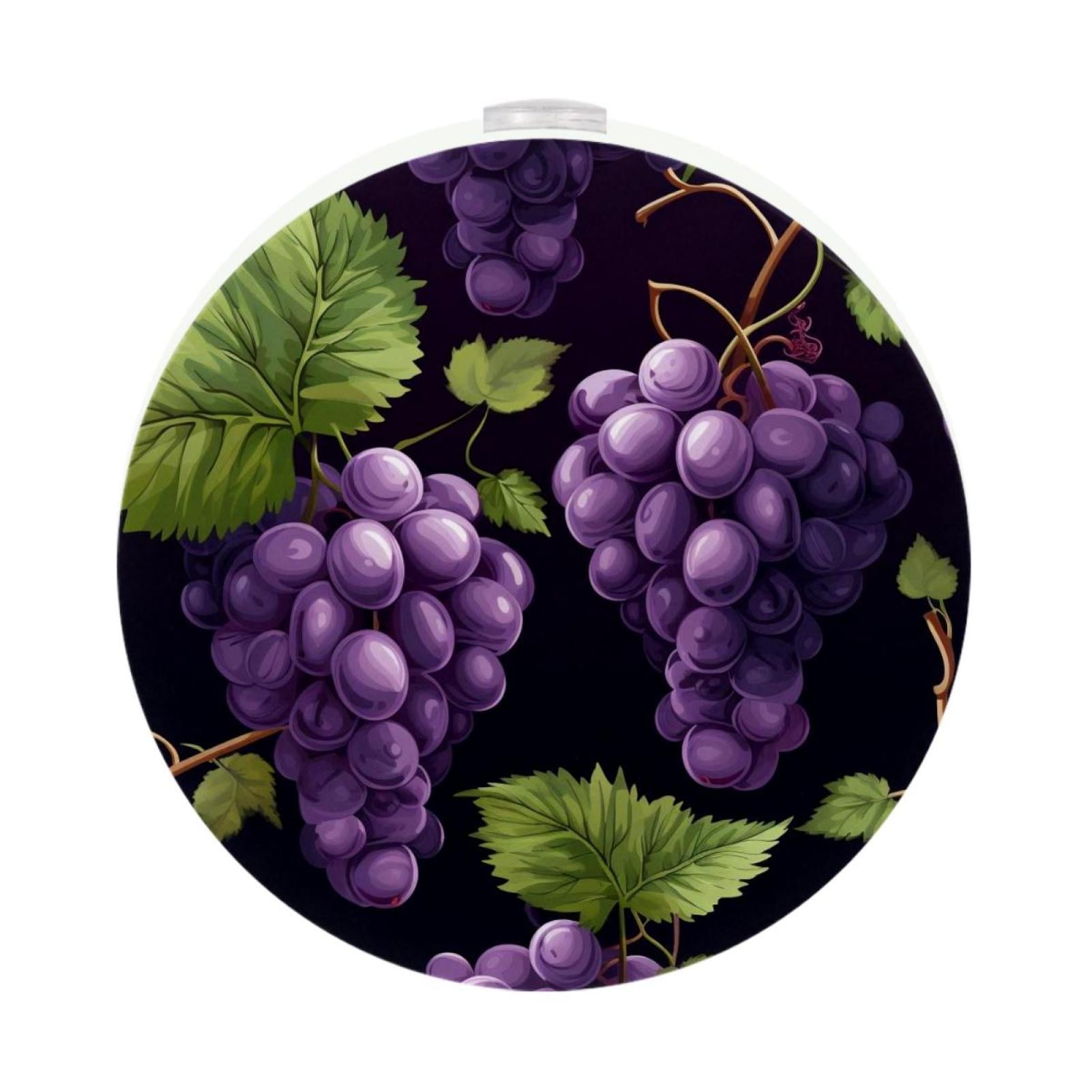 Grape LED Round Night Light-2PCS: Bright and Energy Efficient ...