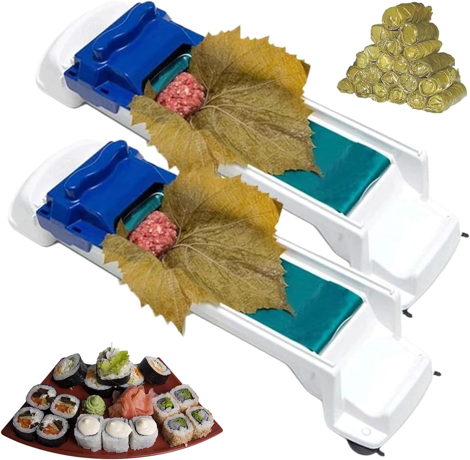 Grape Leaves Roller,Grape Leaf Roller Machine,Magic Sushi Roll Maker ...