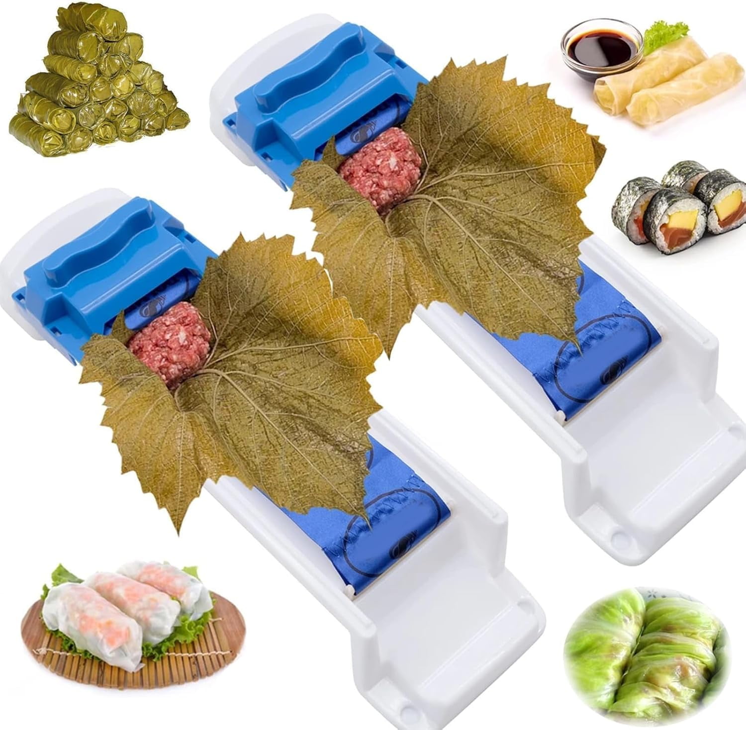Grape Leaves Roller, Grape Leaf Roller Machine, Magic Sushi Roll Maker ...