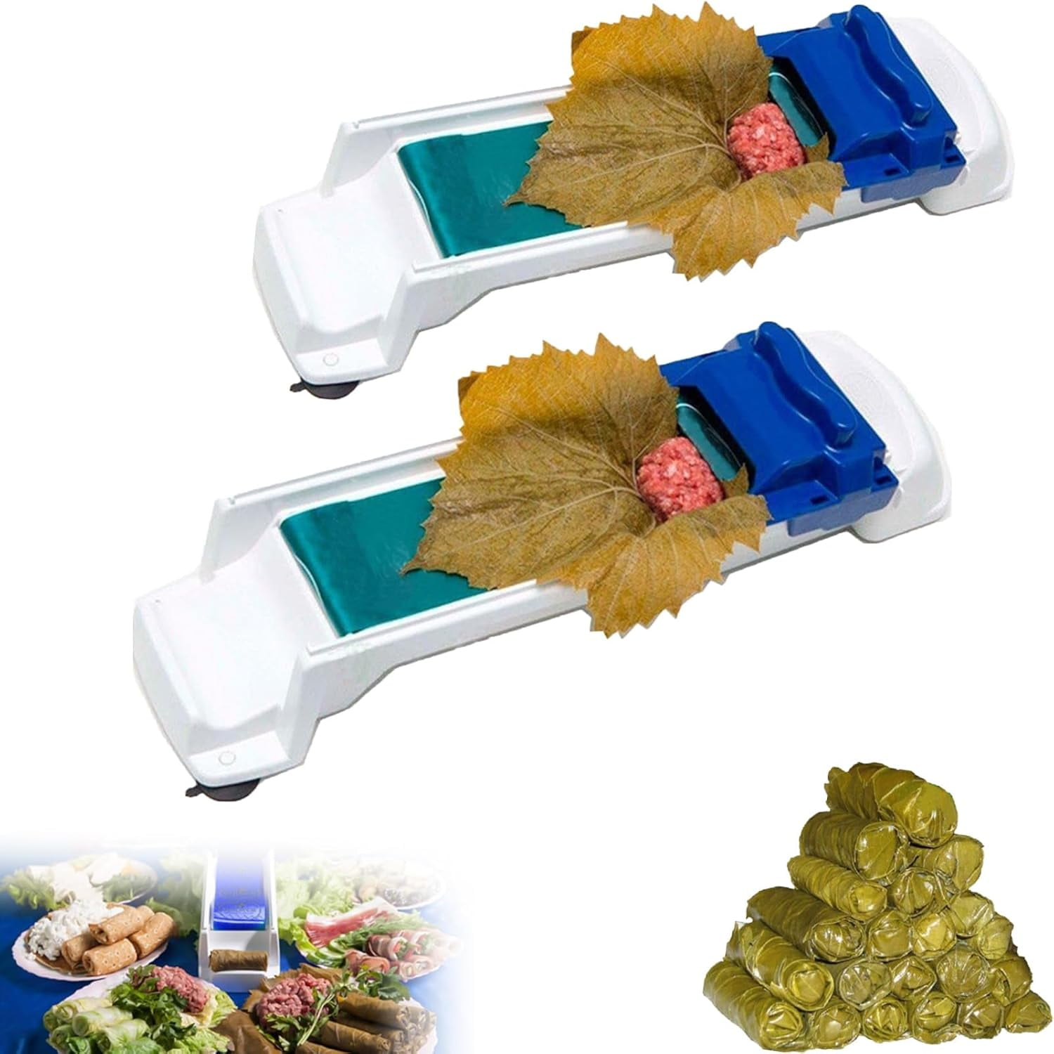 Grape Leaves Roller Machine, Rolling Machine for Stuffed Grape Leaves ...