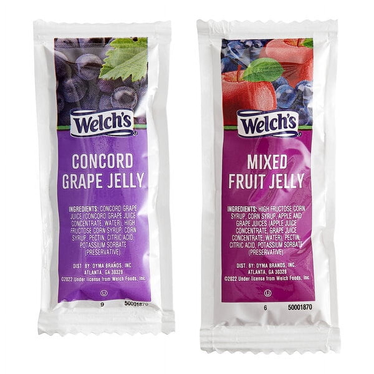 Walmart Grape & Mixed Fruit Jelly | 10g | Pack of 50 | No Refrigeration ...