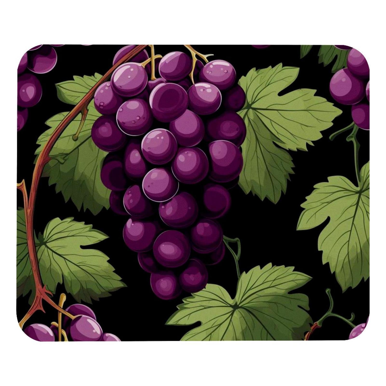 Grape Mouse Pad, Cloth with Rubberized Base - Walmart.com