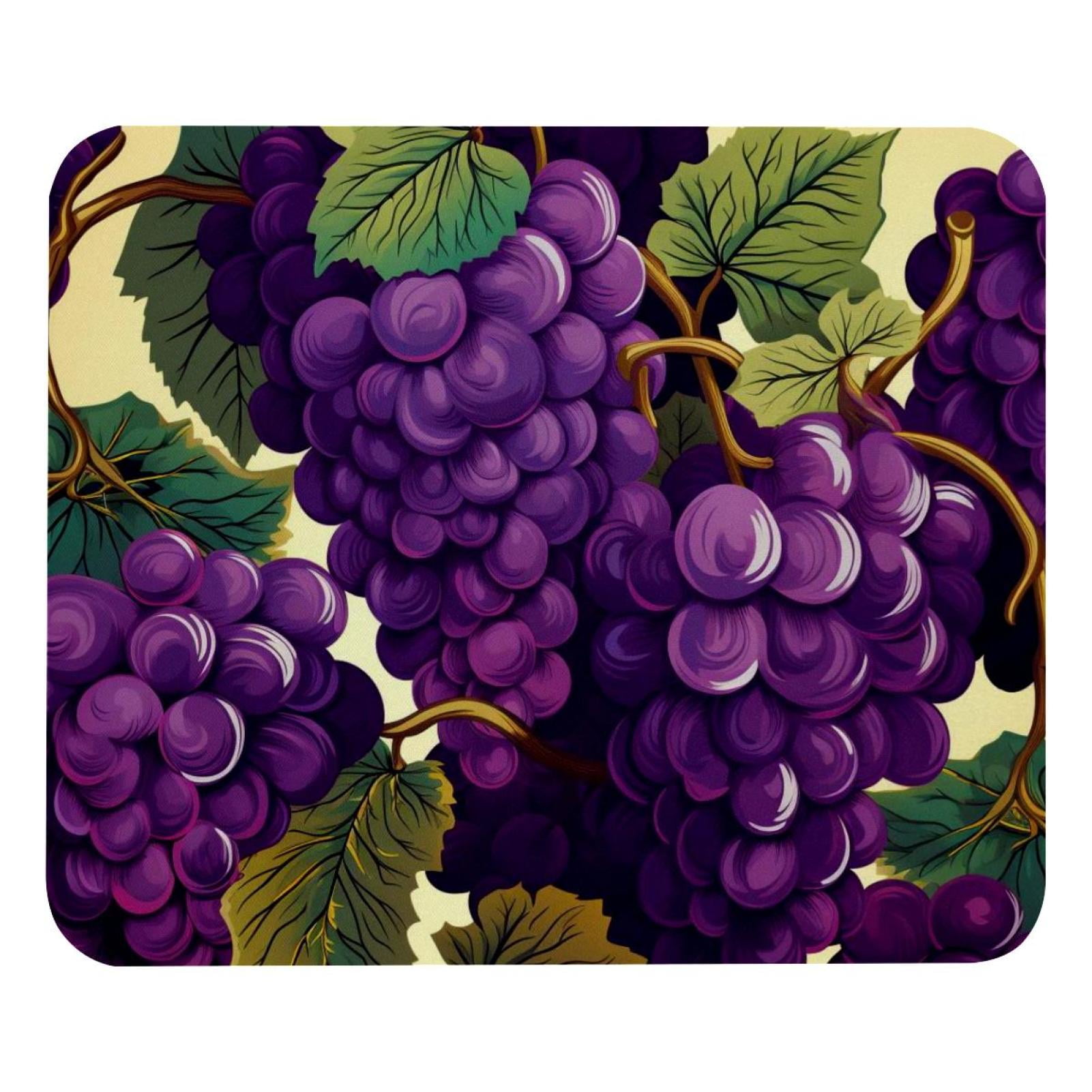 Grape Mouse Pad, Personality Design Rubber Base for Office Decor for Laptop, Computers - Walmart.com