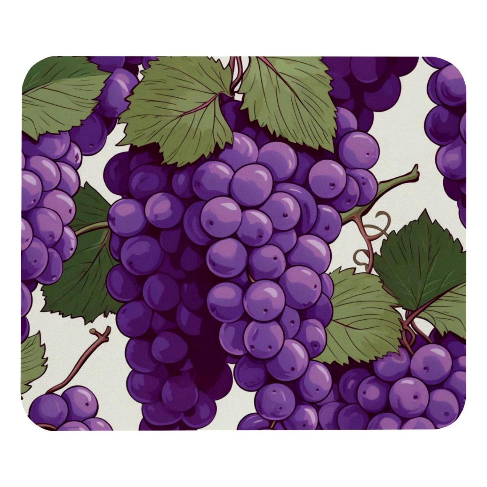 Grape Mouse Pad for Wireless Mouse Home Office Desk Laptop with Rubber ...