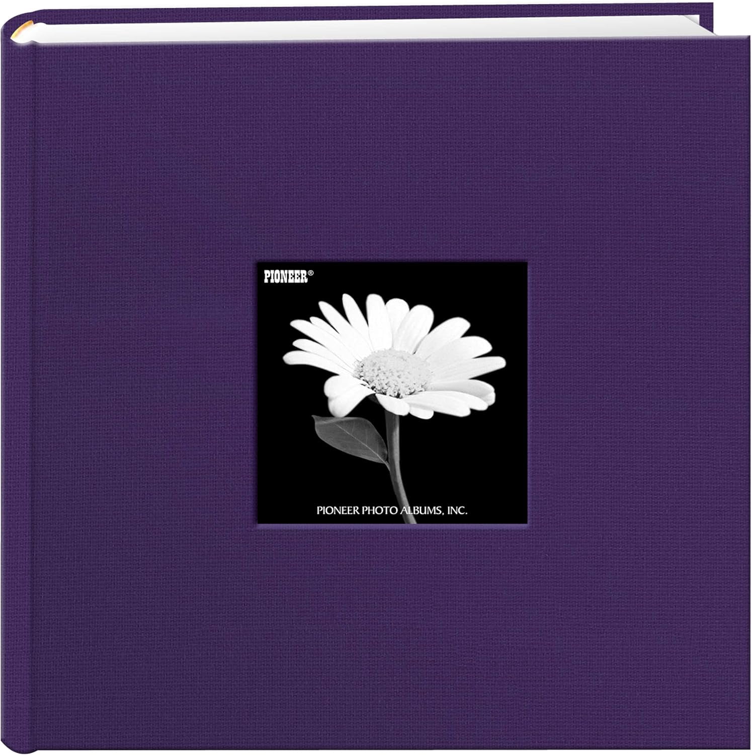 Grape-Purple cloth 2-up frame cover photo album by Pioneer - 4x6 ...