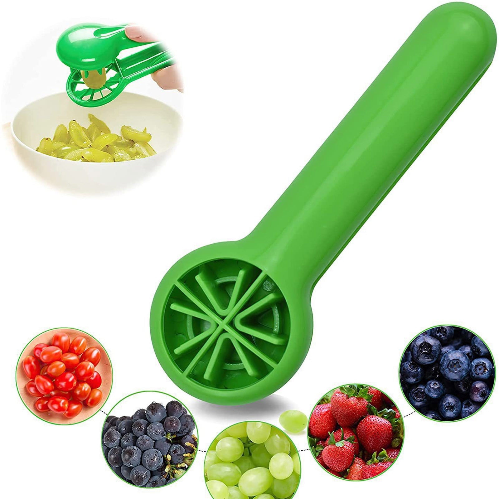 Grape Quarterer Slicer Cutter For Toddlers Babies Seedless Kitchen ...