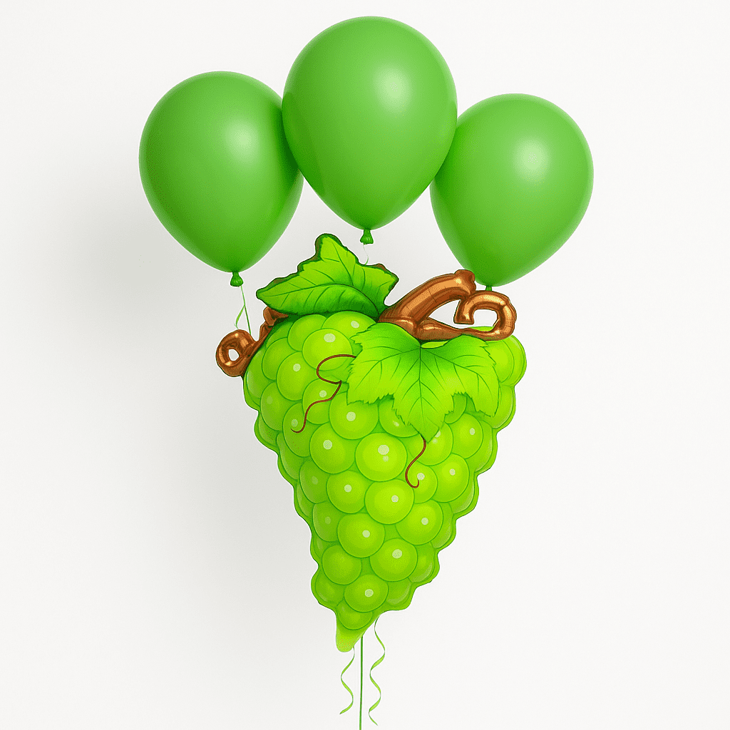 Grape Shape Foil Balloon - Juicy Fun for Your Grape-tastic Party ...
