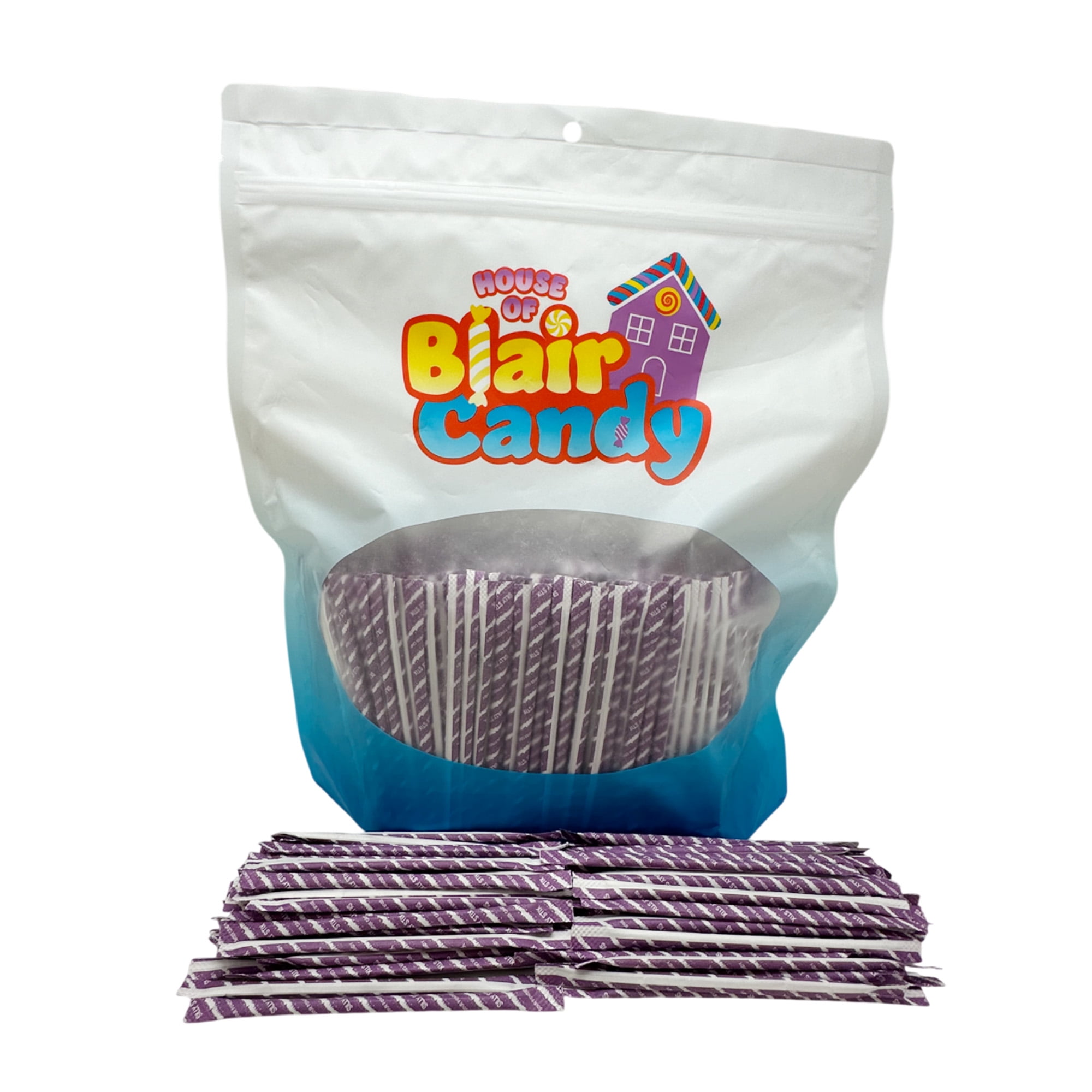 Grape Silly Stix (600 ct.) - Sour Powdered Candy Straws - Fruity Grape ...