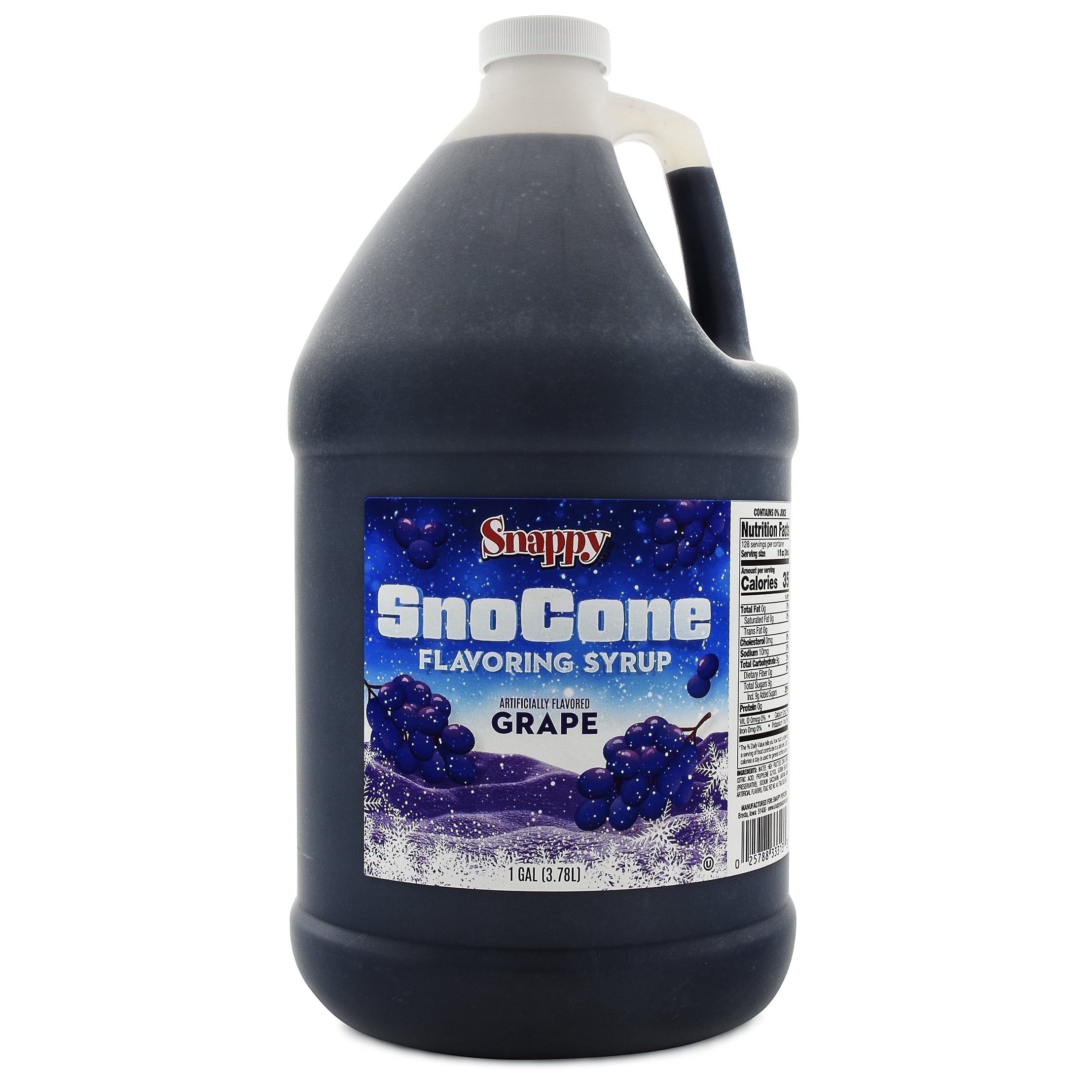 Grape Snappy Snow Cone Syrup (1 Gallon) - Walmart.com