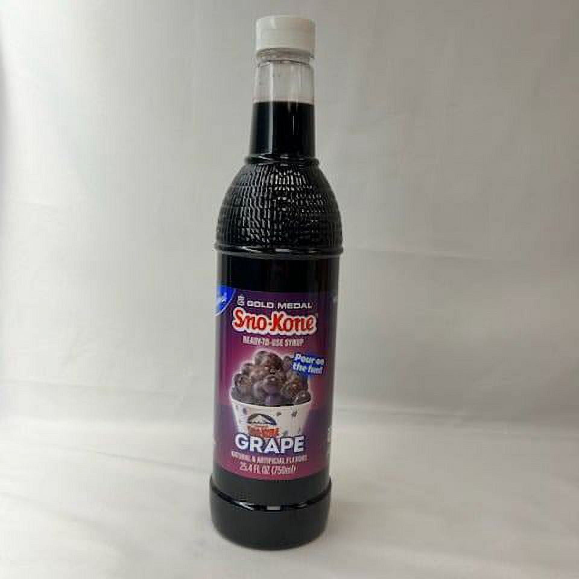Grape Snow Cone Syrup (25 oz) - Sno-Treat Snow Cone Syrups for Shaved ...