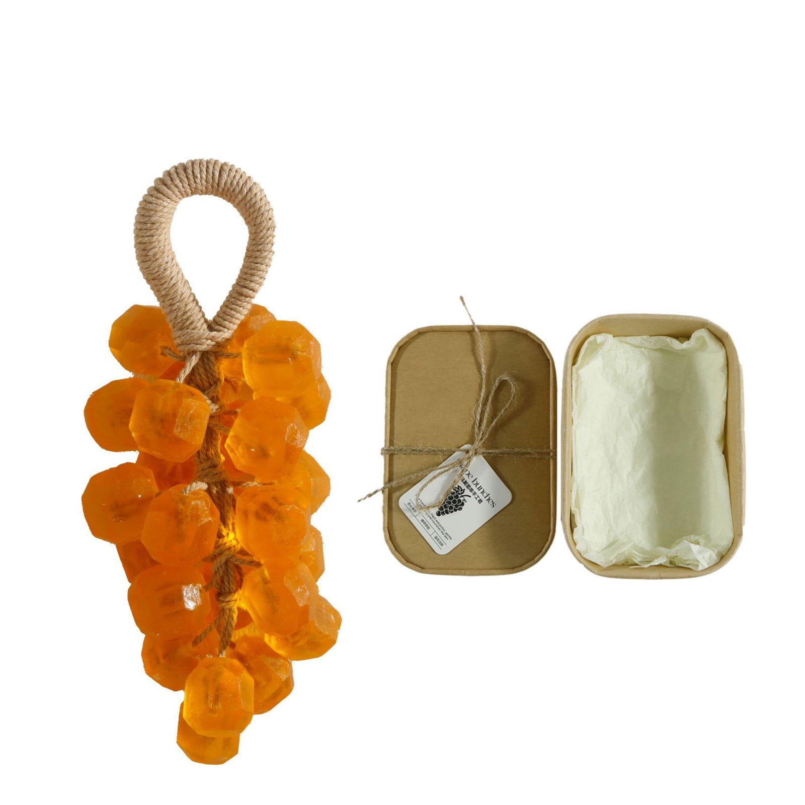 Grape Soap, Handmade Grape Soap on a Rope, Decorative & Aromatic Soaps ...