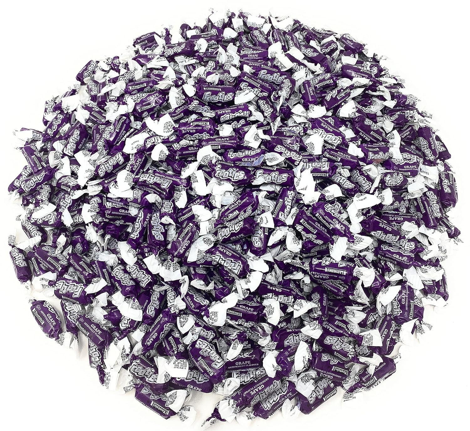 Grape Tootsie Frooties Chewy Candy, Individually Wrapped, 1.5 lb Bag ...