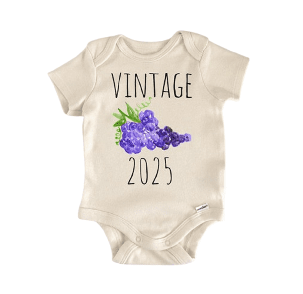 Grape Vintage Vineyard Wine - Baby Boy Girl Clothes Infant Bodysuit ...