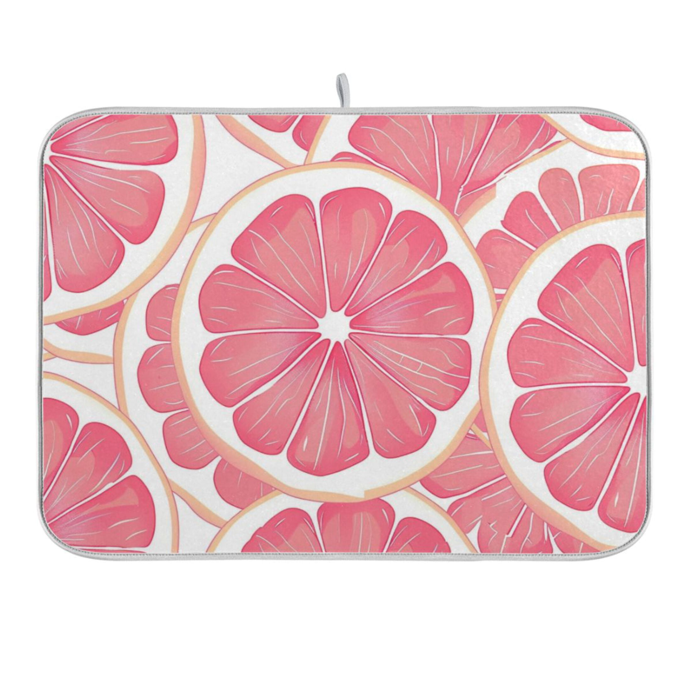 Grapefruit Fruit Dish Drying Mat for Kitchen Counter 18x24 In Absorbent ...