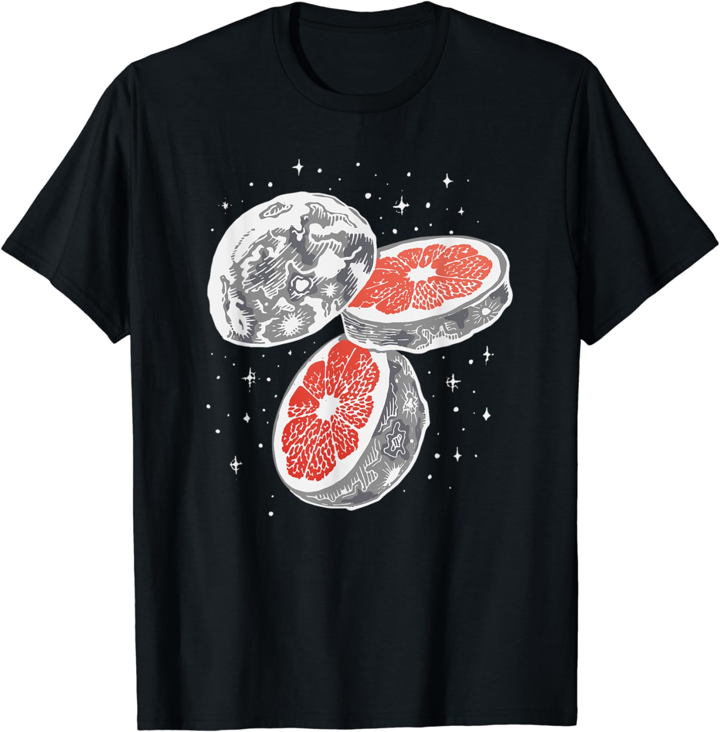 Grapefruit Moon Stars Galaxy Space Trippy Fantasy T-Shirt - Walmart.com