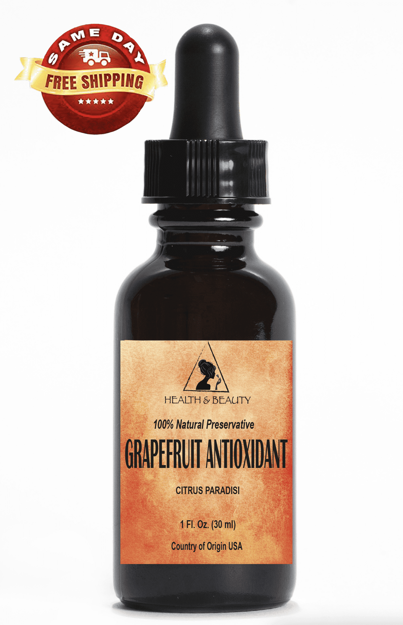 Grapefruit Seed Extract (GSE) Antioxidant Preservative 1.0 oz in Glass ...