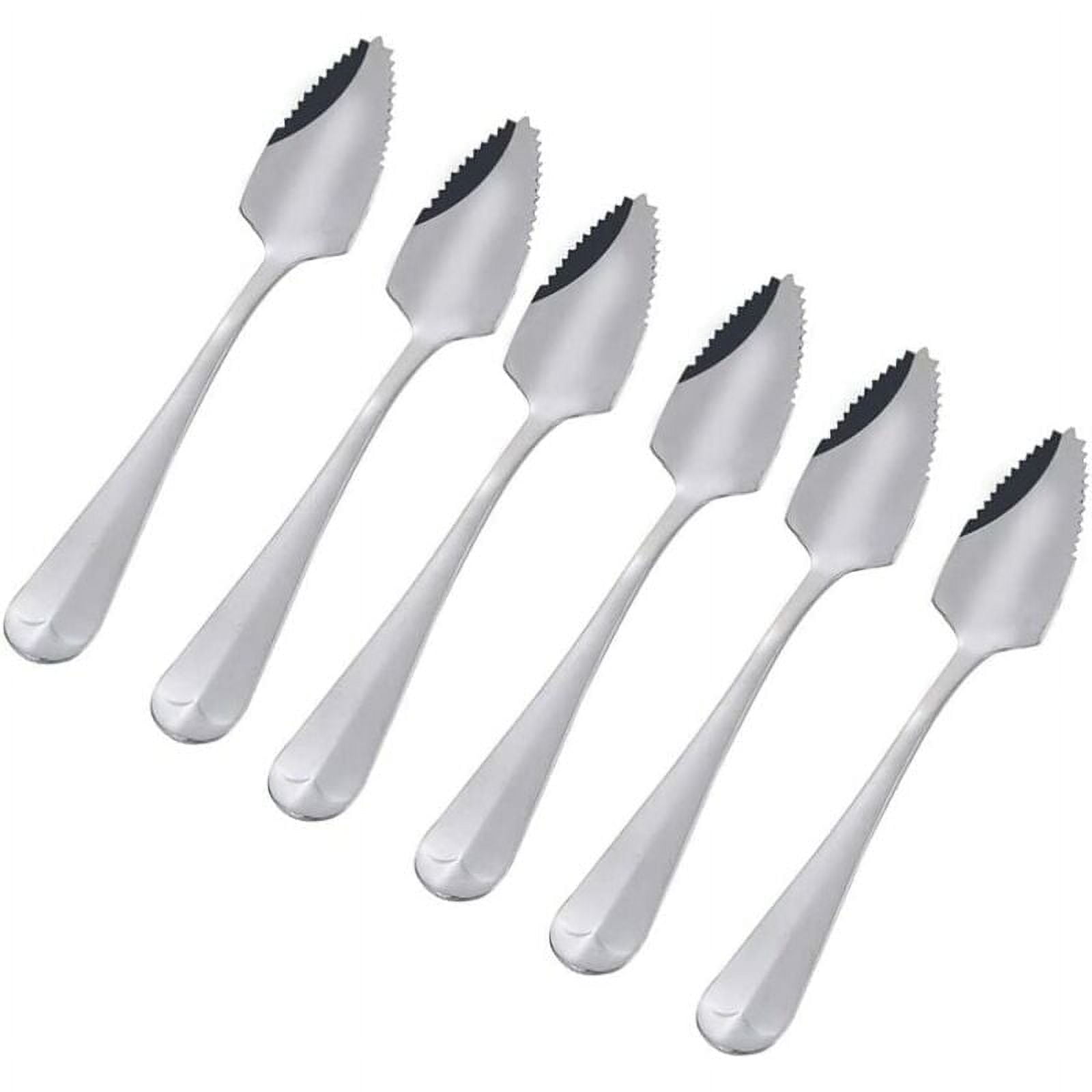 Grapefruit Spoons, Elegant Looking Stainless Steel With Semi-serrated ...